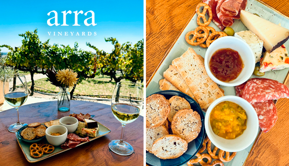 Exclusive: A Gourmet Platter with a Glass of Wine each for 2 People at ...